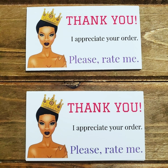 Office | Thank You Cards Business Card Size3x2 Inch Cards | Poshmark